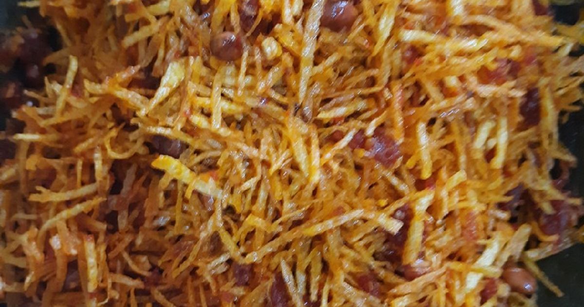 Resep kentang mustofa kacang goreng rumahan enak dan mudah - Cookpad
