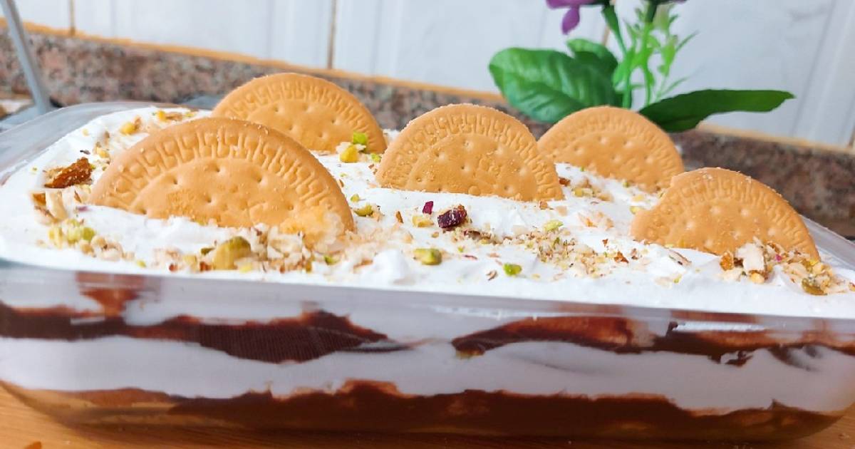 Marie Biscuit Delight Recipe by Syeda Sarah Taha - Cookpad