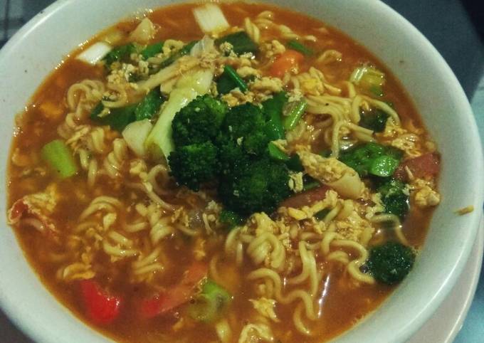 Resep Mie kuah sayur oleh Ayu Herman - Cookpad