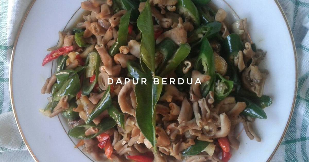 Resep Oseng Usus Ala Warteg #TantanganAkhirTahun #MasakdiTahunBaru oleh ...
