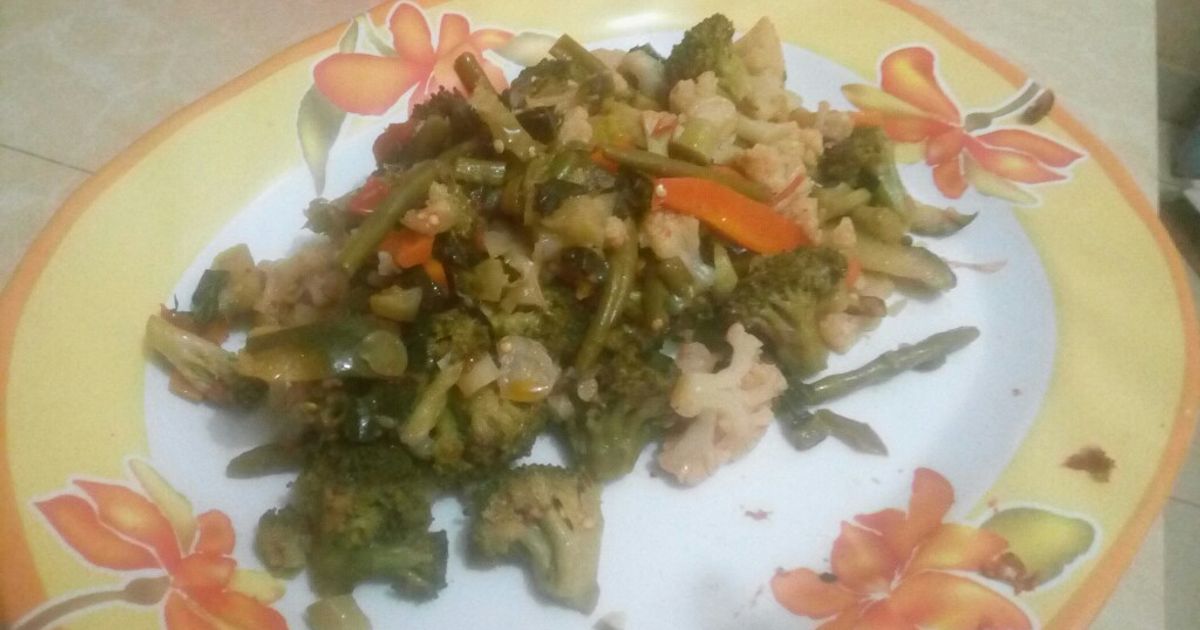 Stir Fry Veggie Mix#Vegetable Contest# Recipe by Wendy Wandia - Cookpad