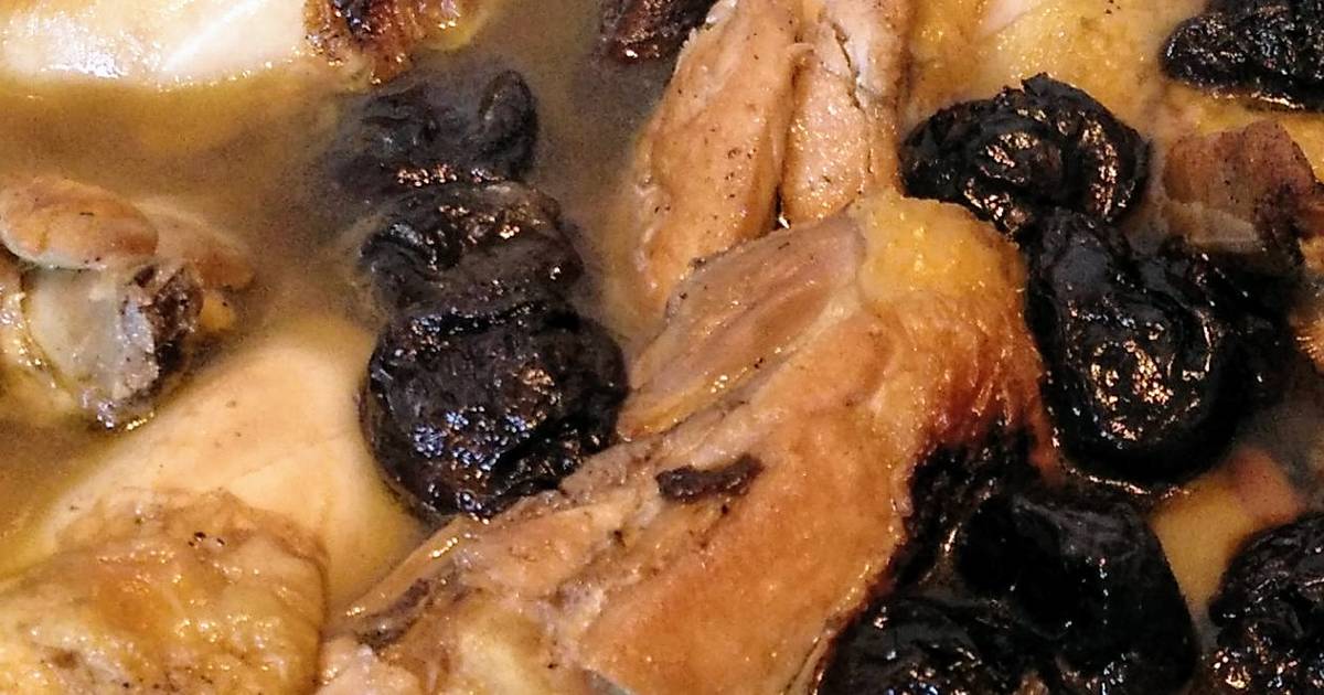 Pollo con ciruelas Receta de Encarna Pérez (La Cocina De Encarni)- Cookpad