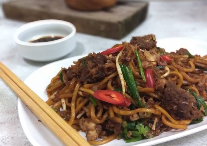 Resipi Mee Goreng Daging oleh Sarah Amani - Cookpad