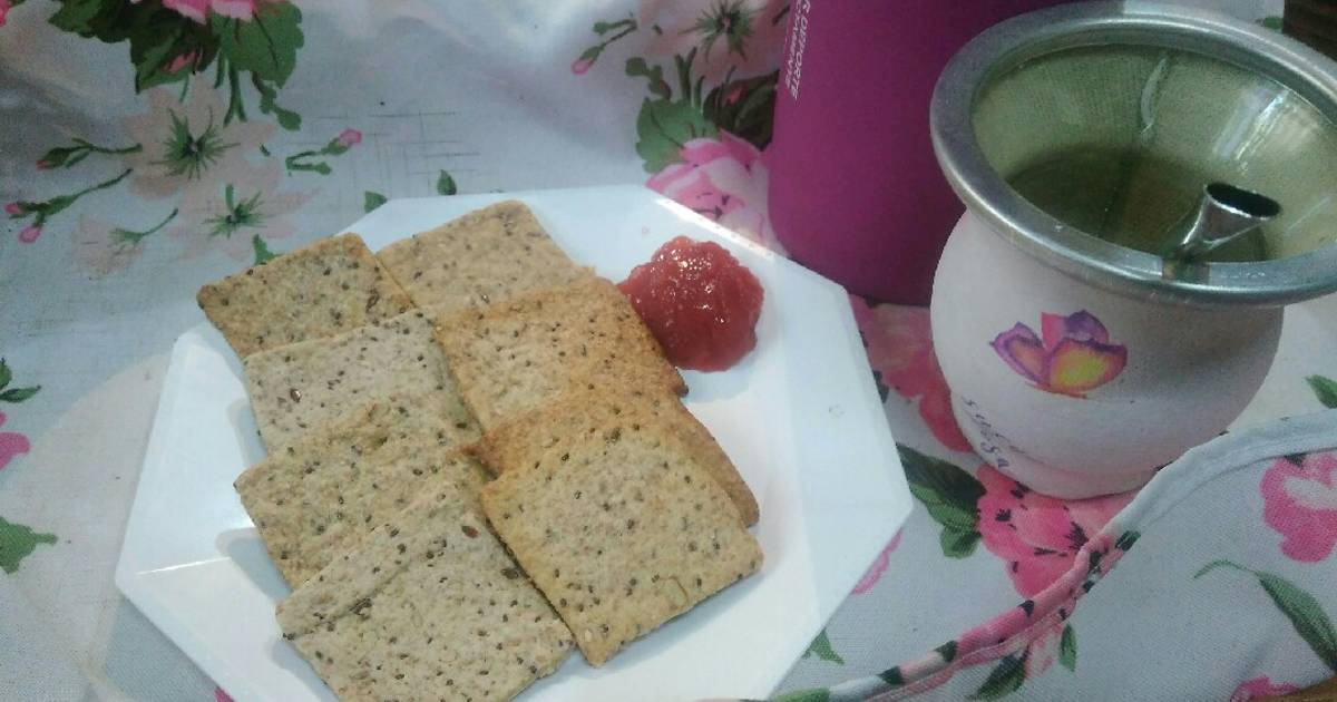 Crackers integrales - 112 recetas caseras- Cookpad