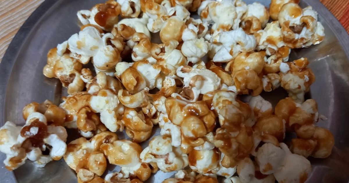 Caremal Popcorn Recipe by mandeep - Cookpad