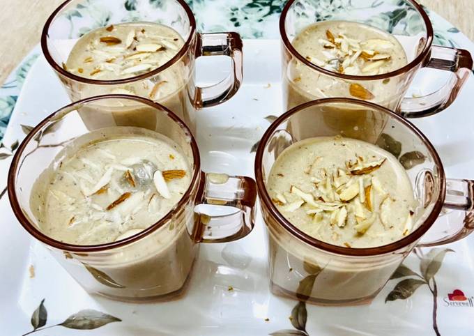 Dry fruits& nuts milkshake Recipe by Travel with Hena - Cookpad