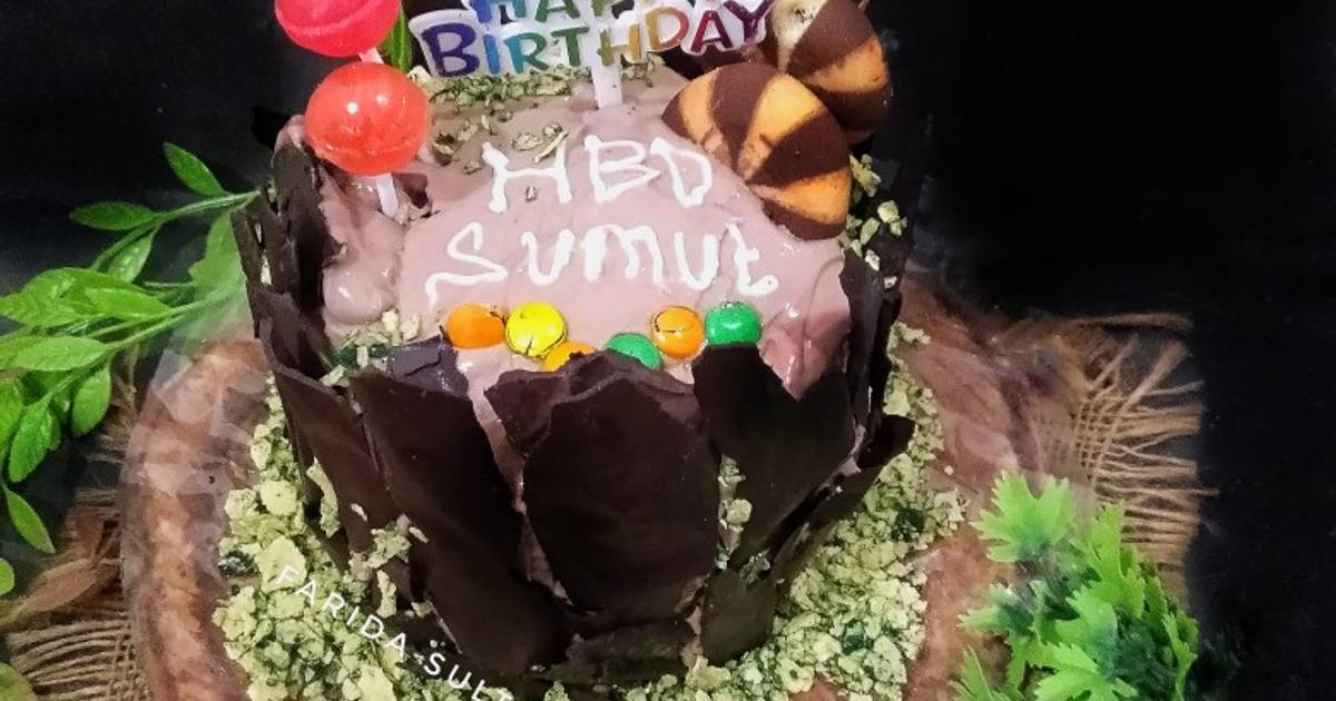 Resep Tree Stump Cake oleh farida Sulthan 🇮🇩 (IG. Malika02782) - Cookpad