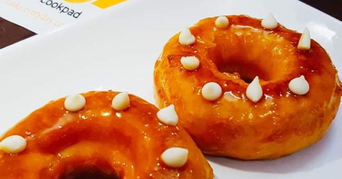 Orange Glaze Doughnut Recipe by Naheed Baig - Cookpad