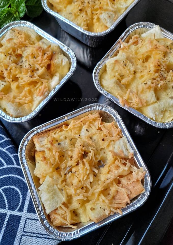 Resep Puding Panas Keju Pinggiran Roti oleh Wilda Wily - Cookpad