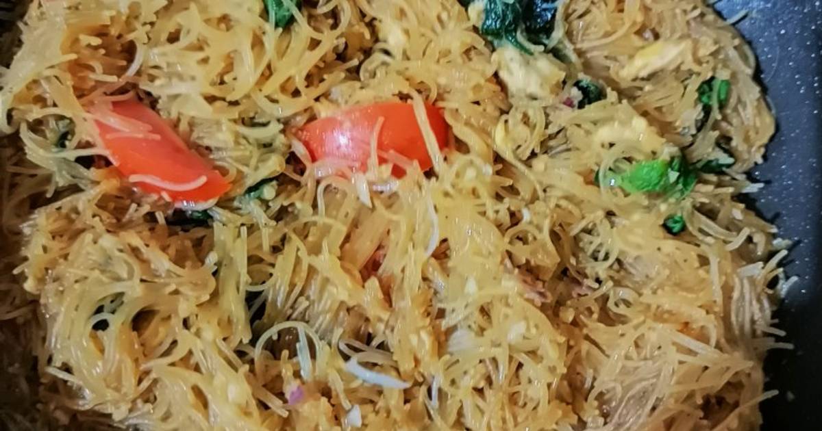 47 resep bihun goreng sayur bayam enak dan mudah - Cookpad