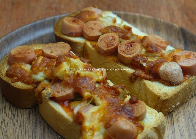 Resipi Pizza Sosej Simple oleh Nur Nadiah - Cookpad