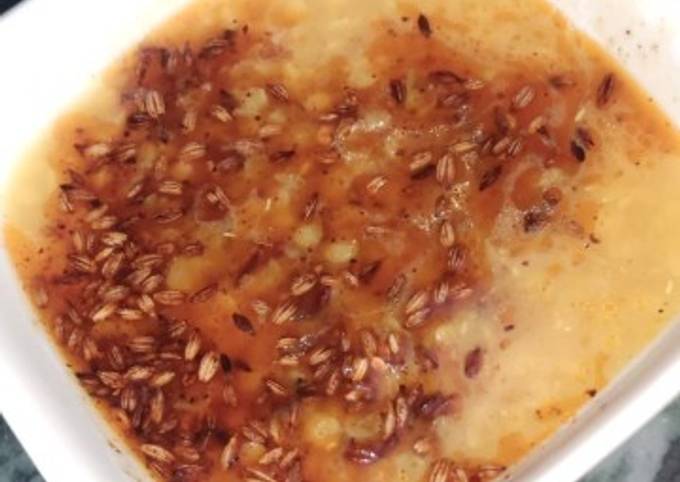 Fry daal Recipe by adya tayal - Cookpad