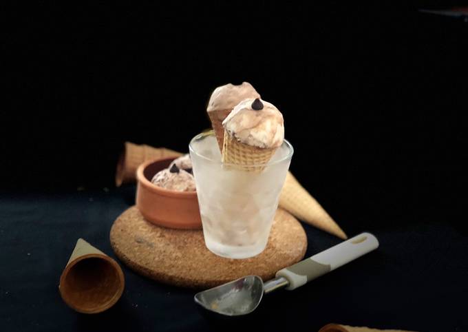 Choco Vanilla Ice cream Recipe by Rashmi Rai - Cookpad