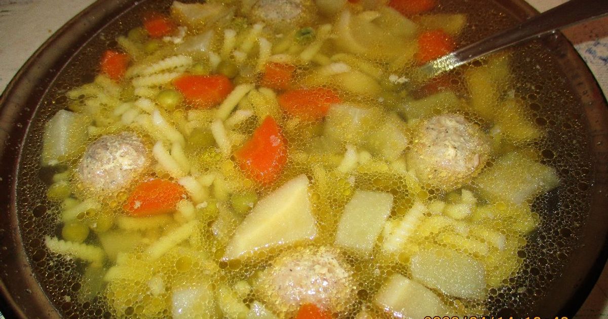 Húsgombóc Leves Csiga Tésztával | Molnárné Bognár Andrea receptje ...