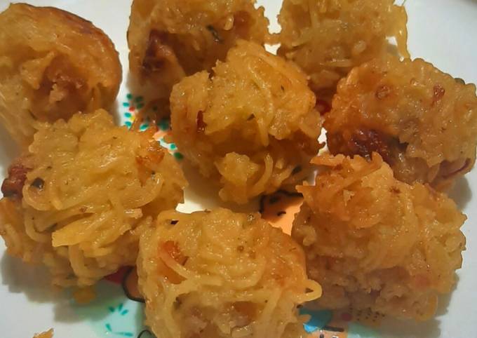 Resep Snack Anak: Bola Mie Promina oleh Gisti - Cookpad