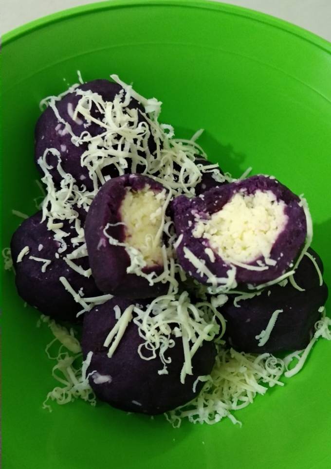 Resep Ubi ungu isi keju (Diet) oleh Ririsk - Cookpad