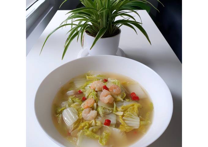 Resep Tumis Sawi Putih dan Udang oleh Woro Hapsari - Cookpad