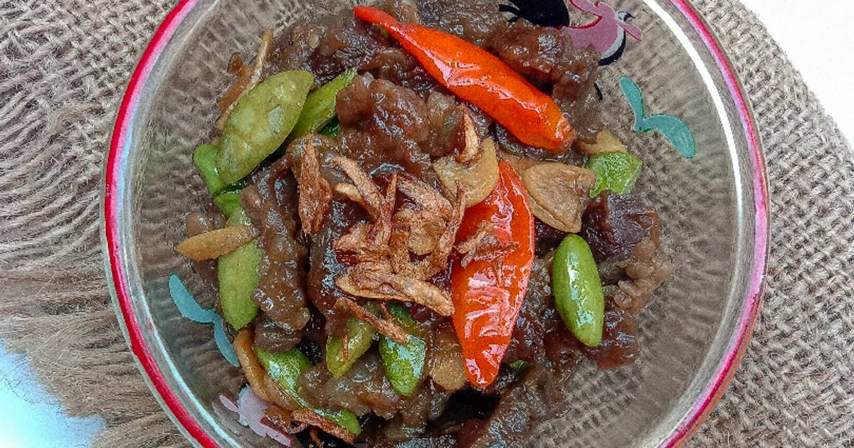 Resep Oseng Tetelan Sapi dan Pete oleh Evis Dewi Sarwendah - Cookpad