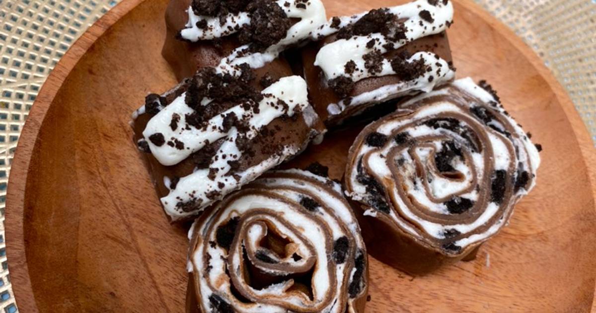 Resep Roll Crepes Oreo oleh febriyanti Ariska - Cookpad