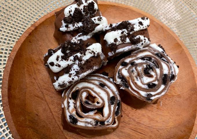 Resep Roll Crepes Oreo oleh febriyanti Ariska - Cookpad