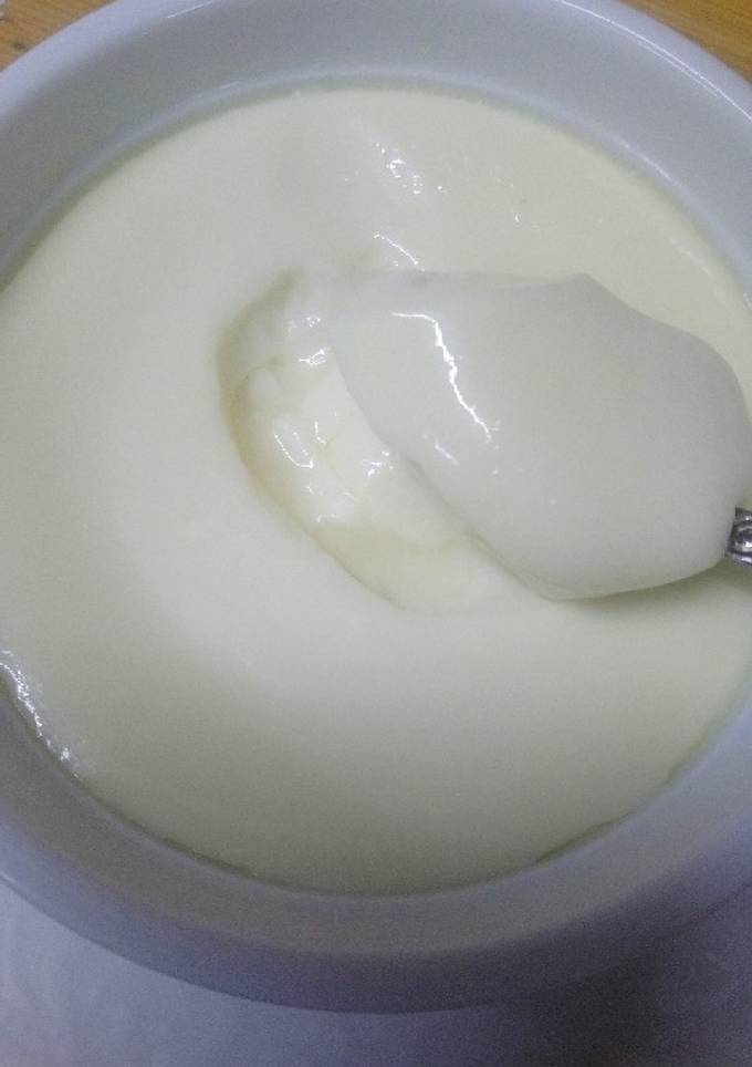 Resep Steamed Ginger Milk Pudding oleh Hafshah Hajidah Arifin - Cookpad