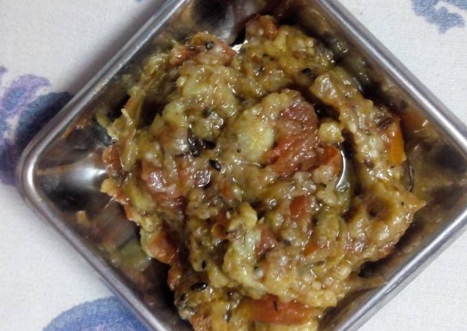 Baingan bharta Recipe by Sheenu Agarwal - Cookpad