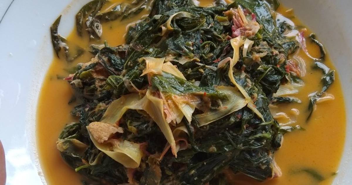 Resep Gulai Daun Singkong + Kecombrang khas Padang oleh Widya Lathama - Cookpad
