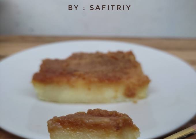 Resep Singkong caramel cake oleh Safitri Yunitasari - Cookpad