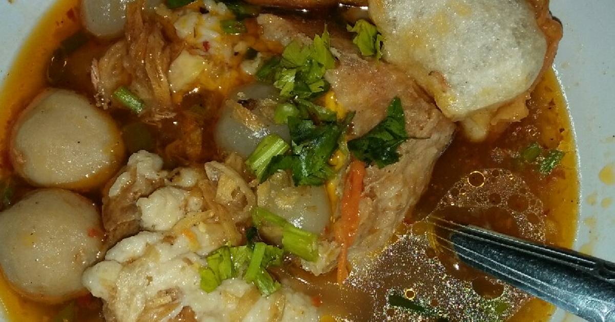 Resep Cilok goang pedas oleh Tiara Wisnu - Cookpad