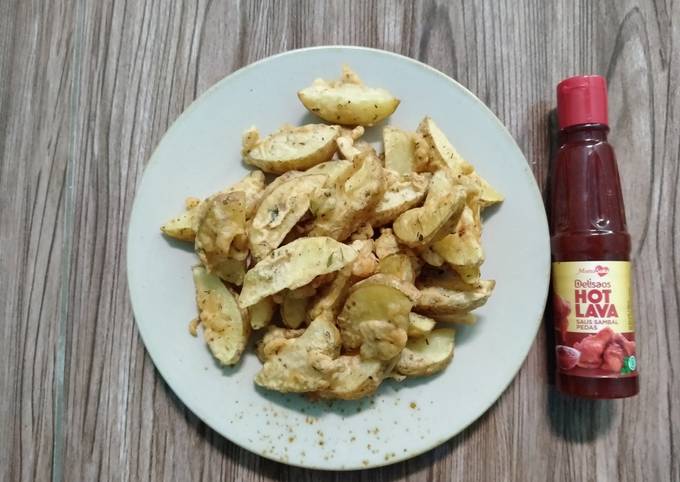 Resep Kentang goreng wedges oleh Mirna BenyWidodo - Cookpad