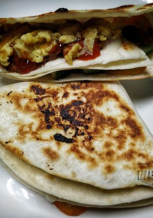 Resipi Grilled Chicken Tortilla Wraps Ala Tik Tok oleh Izzabelle ...