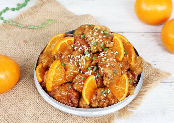 Resep Orange Chicken (Ayam Goreng Saus Jeruk) oleh Tan - Cookpad