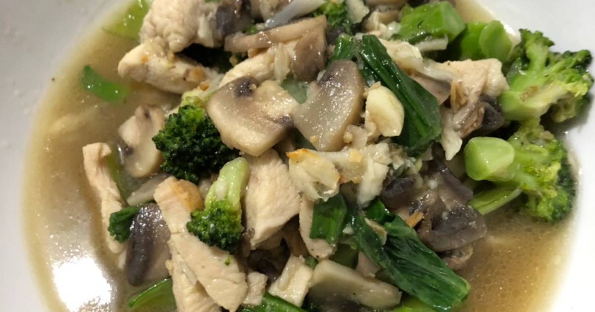 Resep Brokoli ayam ca jamur oleh house kitchen - Cookpad