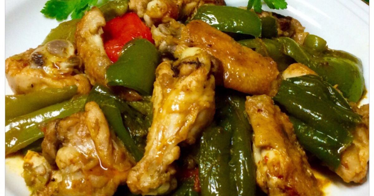 Pollo Con Pimientos Fritos Al Pimentón Receta de Mayte Fuentes Garcia ...