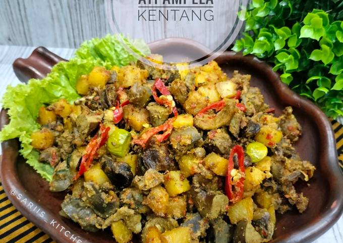 Resep Sambel Goreng Ati Ampela Kentang oleh Sari's Kitchen - Cookpad