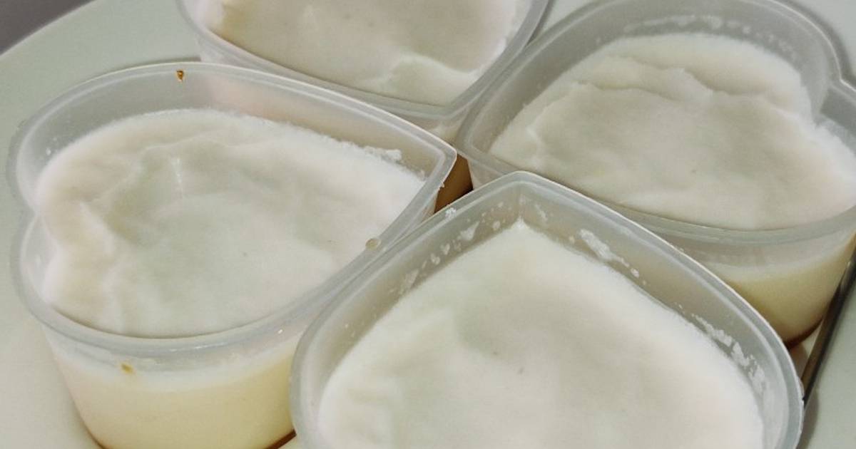 Cách Làm Món Pudding sữa đậu nành cốt dừa của Kiều Anh - Cookpad