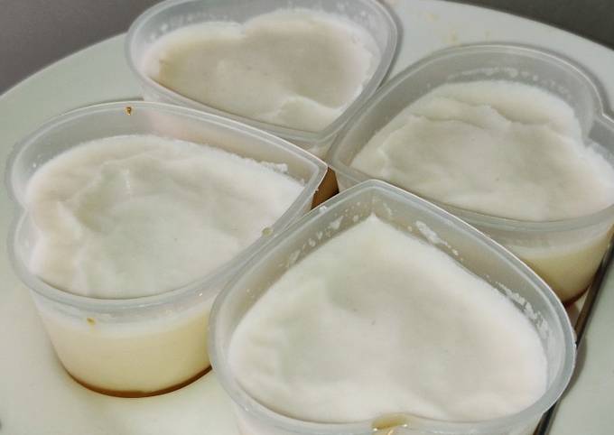 Cách Làm Món Pudding sữa đậu nành cốt dừa của Kiều Anh - Cookpad