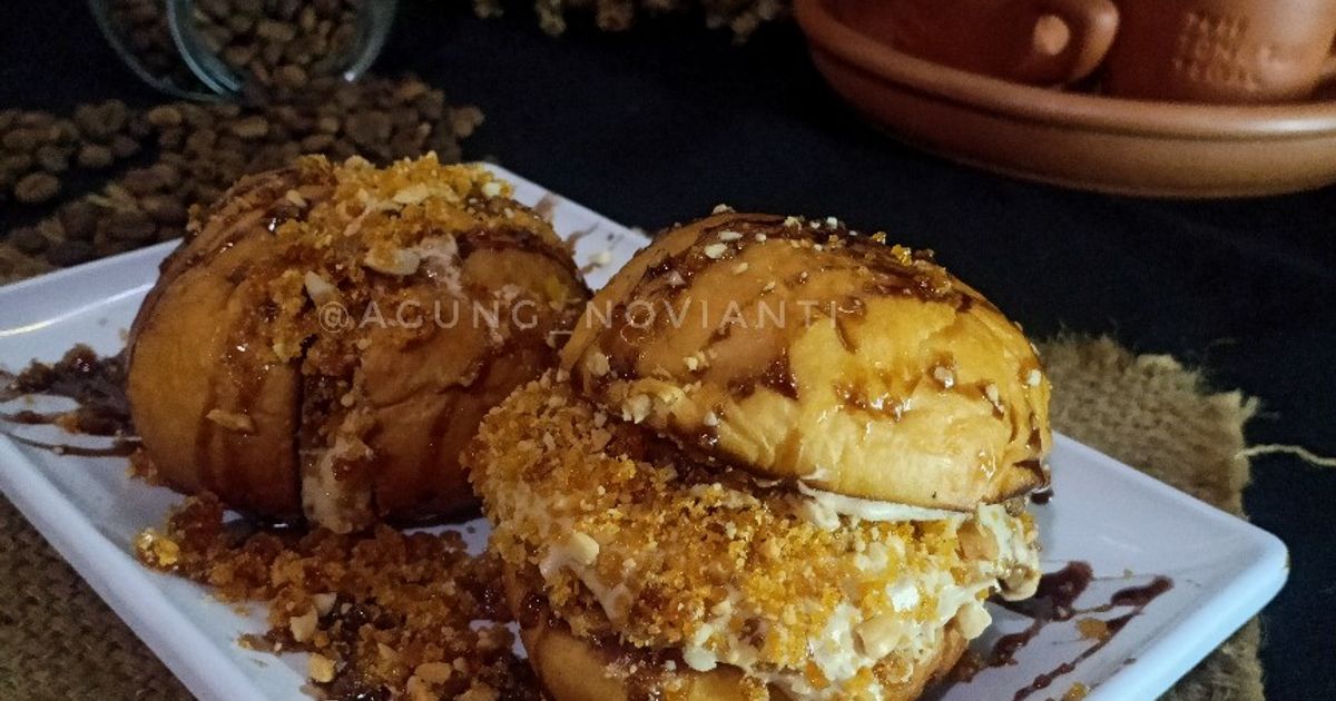 Resep Roti Bakar Mocca Nougat oleh Agung Novianti - Cookpad