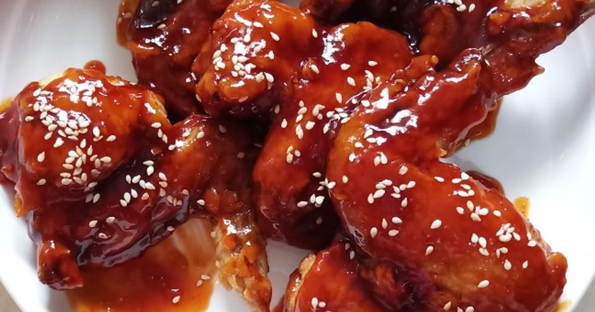 Resep Fire Chicken Wings Ala Richeese / Ayam Super Pedas oleh Hety ...