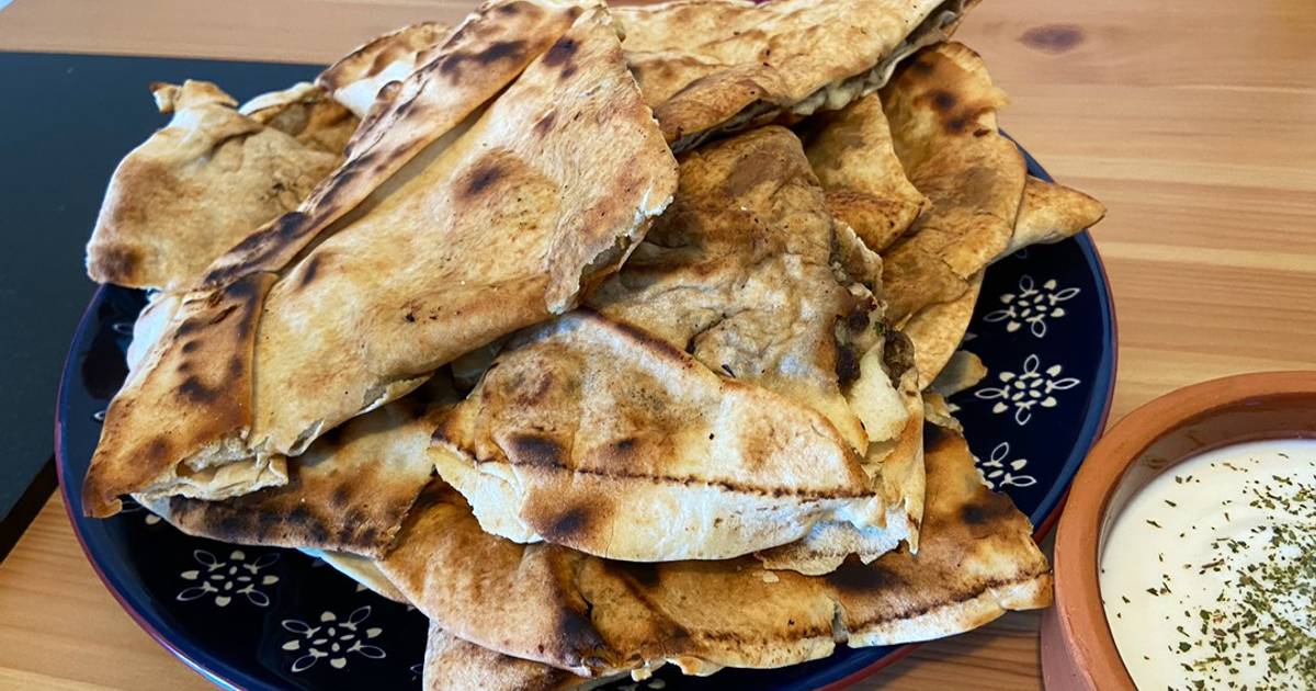 Lebanese Arayess Kafta - A quick and easy tasty lunch Recipe by Linda L ...