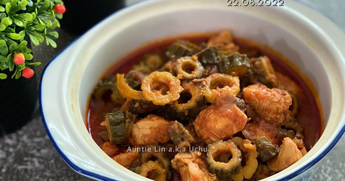 Resipi Masak Asam Peria & Ayam Nyonya oleh Sesimple Loralin - Cookpad