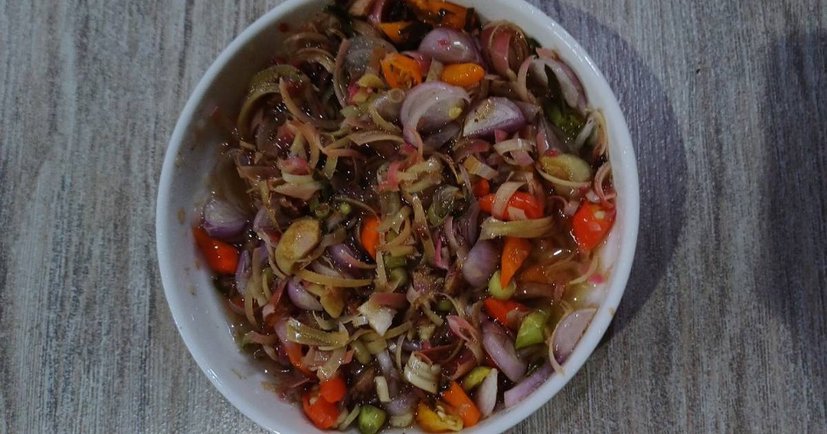 Resep Sambal Matah Bunga Kecombrang oleh Risda - Cookpad