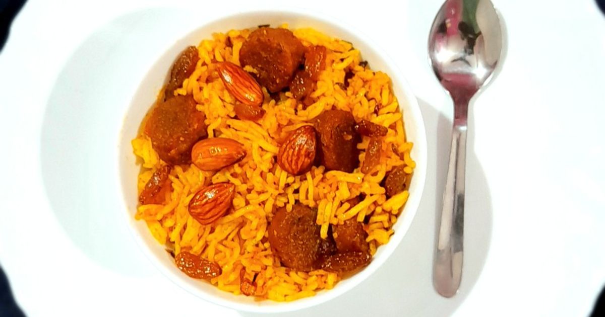 Rajasthani Shahi Gatta Pulao Recipe by Sanuber Ashrafi - Cookpad