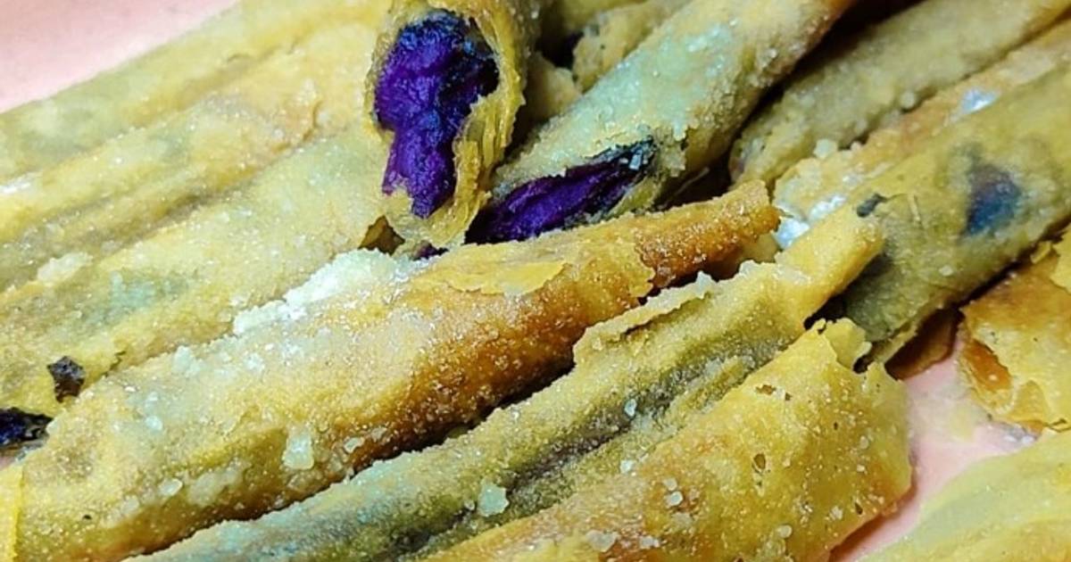 Resep Lumpia Roll Ubi Ungu oleh Diah Apriyani - Cookpad