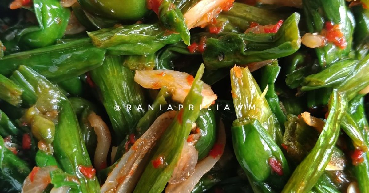 Resep Cah Genjer Teri oleh Rani Aprilia - Cookpad
