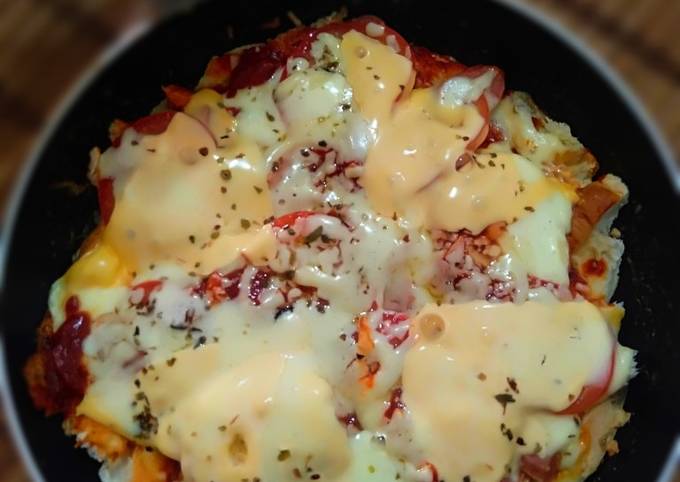 Resipi Pizza Roti Koyak Campak2🍕 oleh Aza Aaj - Cookpad