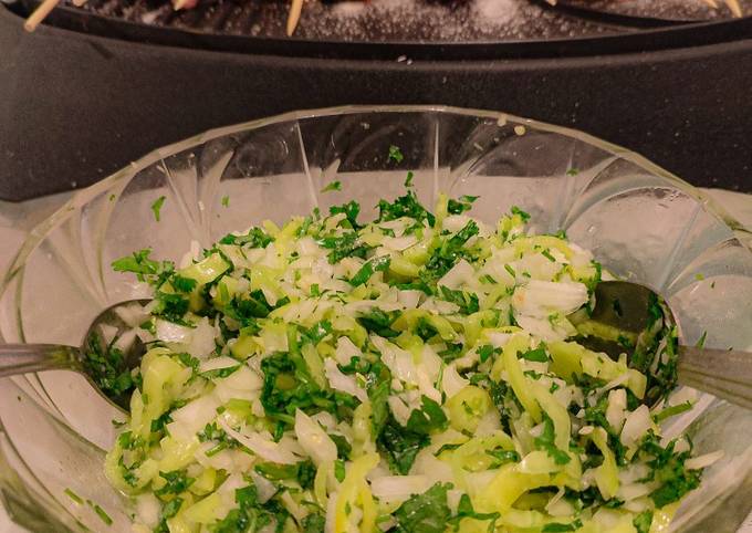 Pebre de Ají Verde Receta de Carola Carcamo- Cookpad