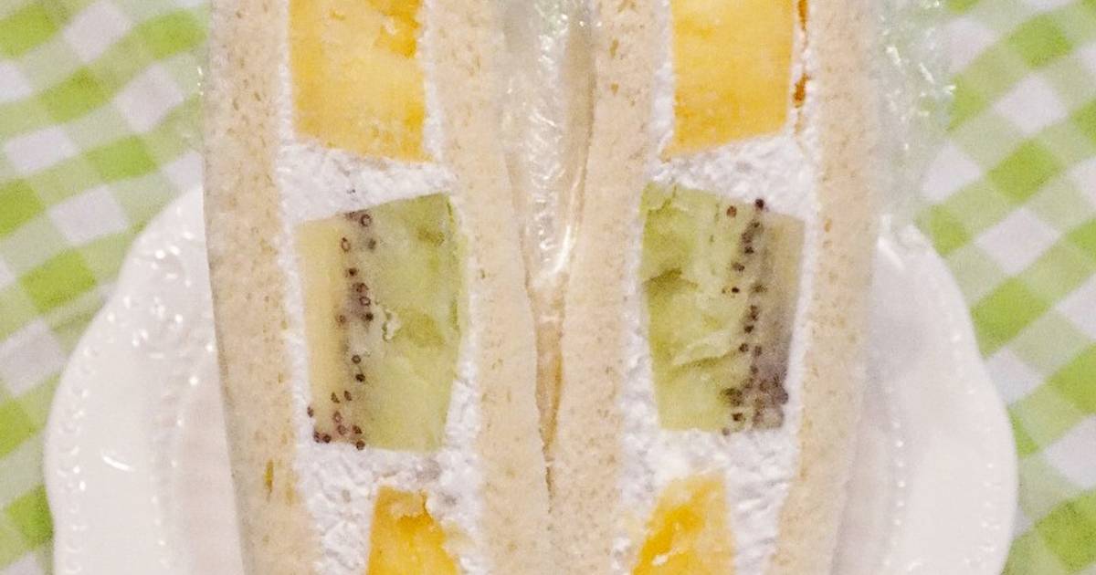 Resep Fruit Sando oleh tresna - Cookpad