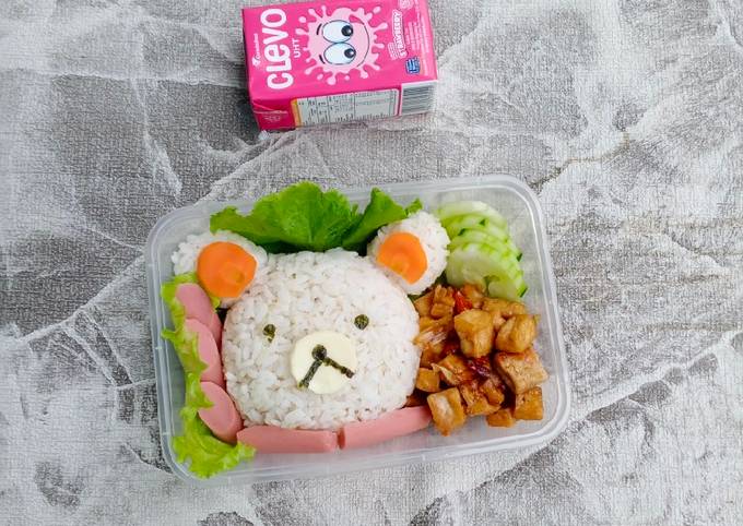 Resep Nasi Bento Beruang oleh Widjie Astuti - Cookpad