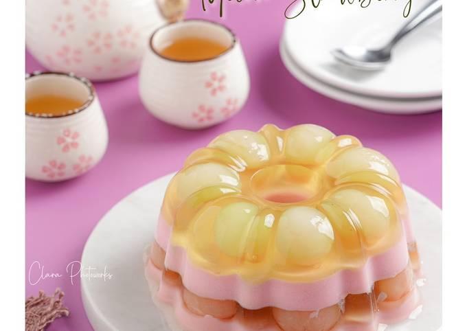 Resep Puding Lapis Melon Strawberry oleh Faluna's Kitchen - Cookpad